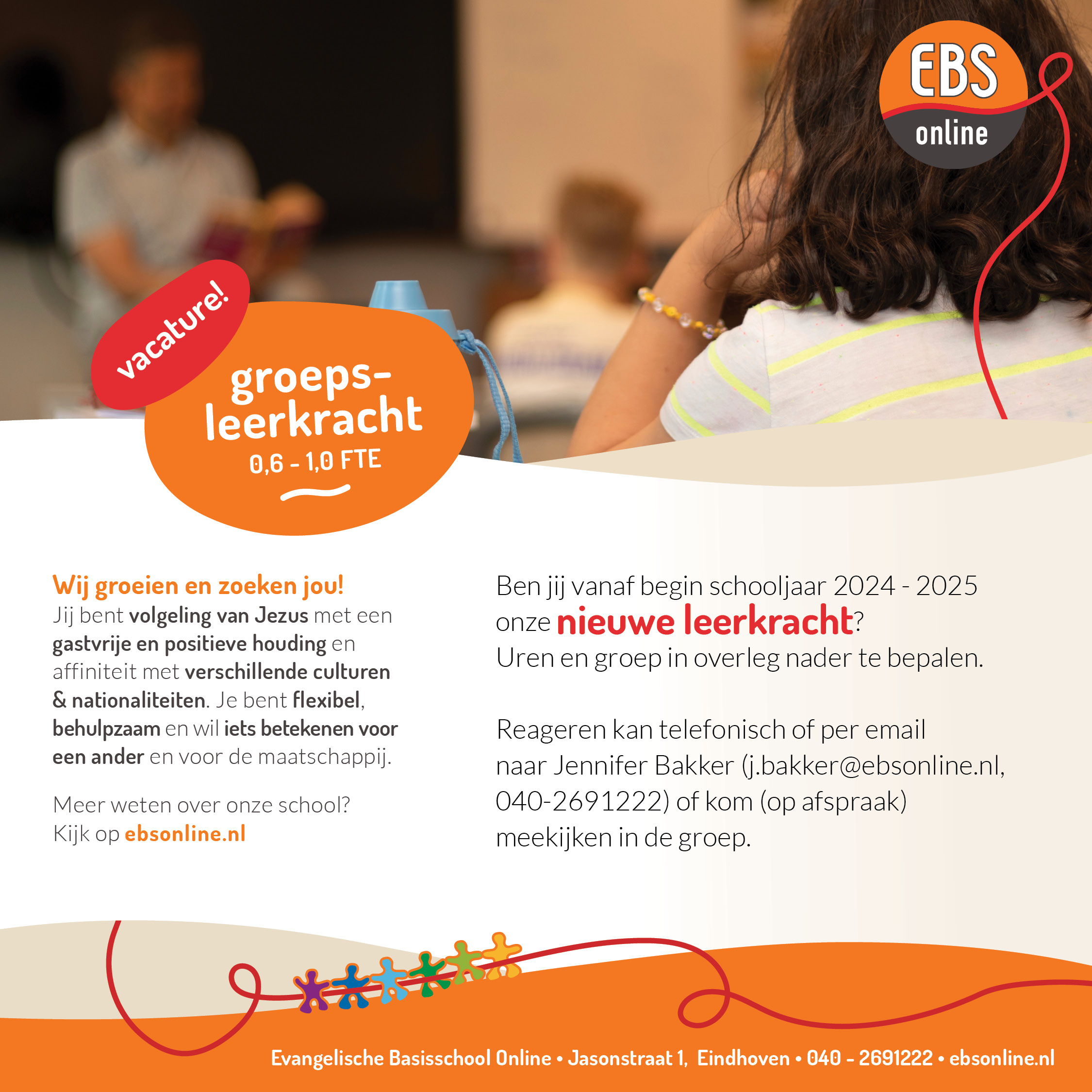 Contact opnemen met EBS Online - EBS Online: Evangelische Basisschool Eindhoven